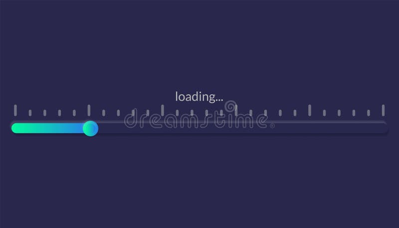 Progress Load Bar. Indicator of Status Download. Graphic Icons of ...