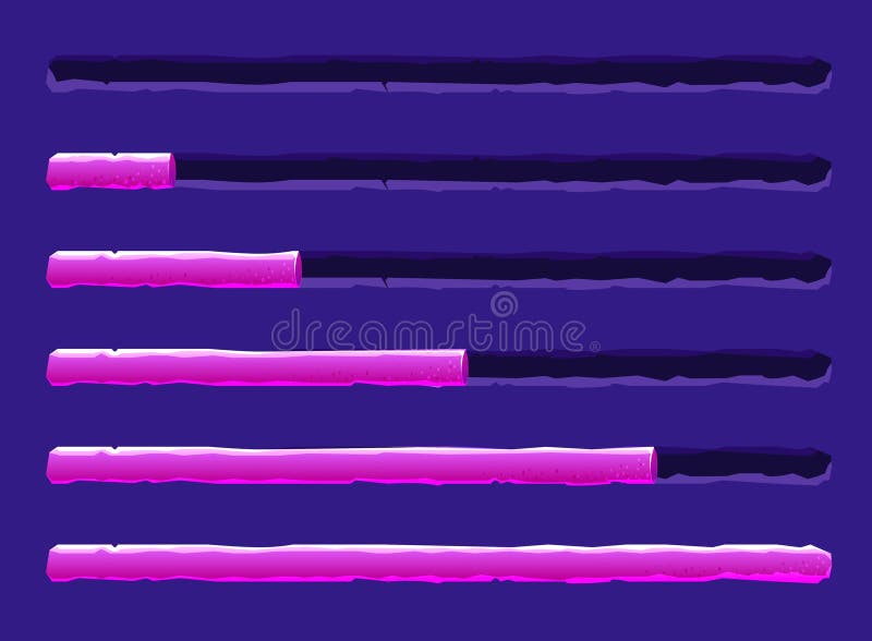 Progress Loading Bar. Download Status, Upload Speed Icon Stock Vector ...