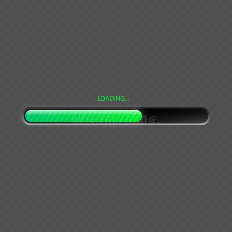Progress loading bar stock illustration. Illustration of dock - 151853043