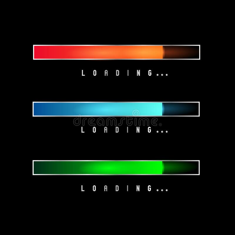 Mobile Loading Progress Bar Template Stock Illustrations – 860 Mobile ...