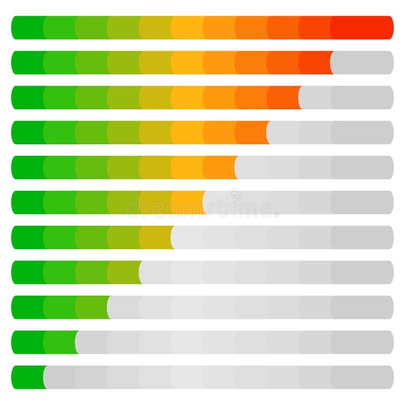 Progress, Loading Bars. Steps, Phases, Downloading Loader Bars Stock ...