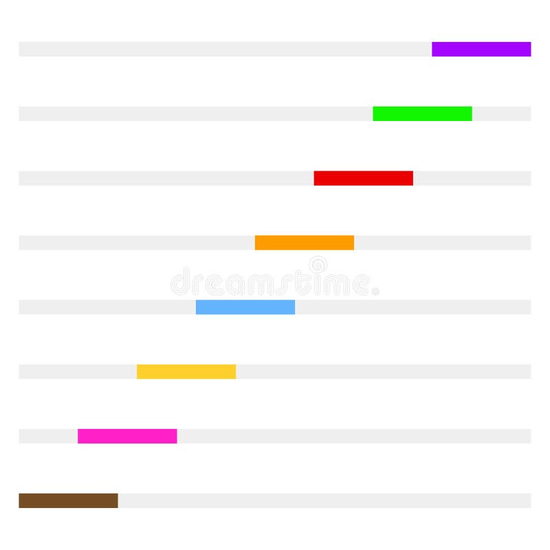 Progress, Loading Bars. Steps, Phases, Downloading Loader Bars Stock ...