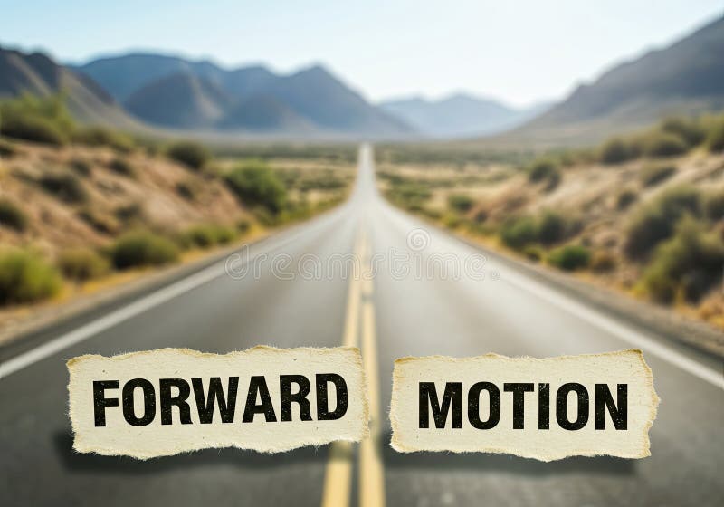 Winding Road Showing Forward Motion and Progress Stock Illustration ...