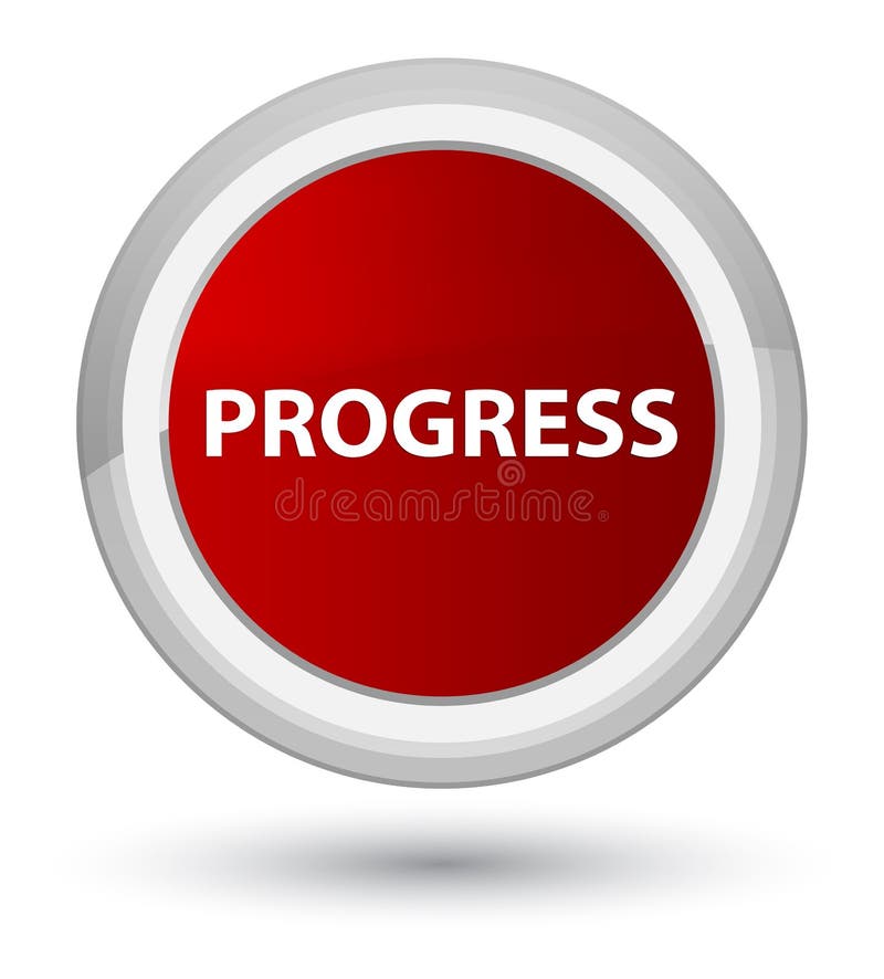 Progress Prime Red Round Button Stock Illustrations – 10 Progress Prime ...