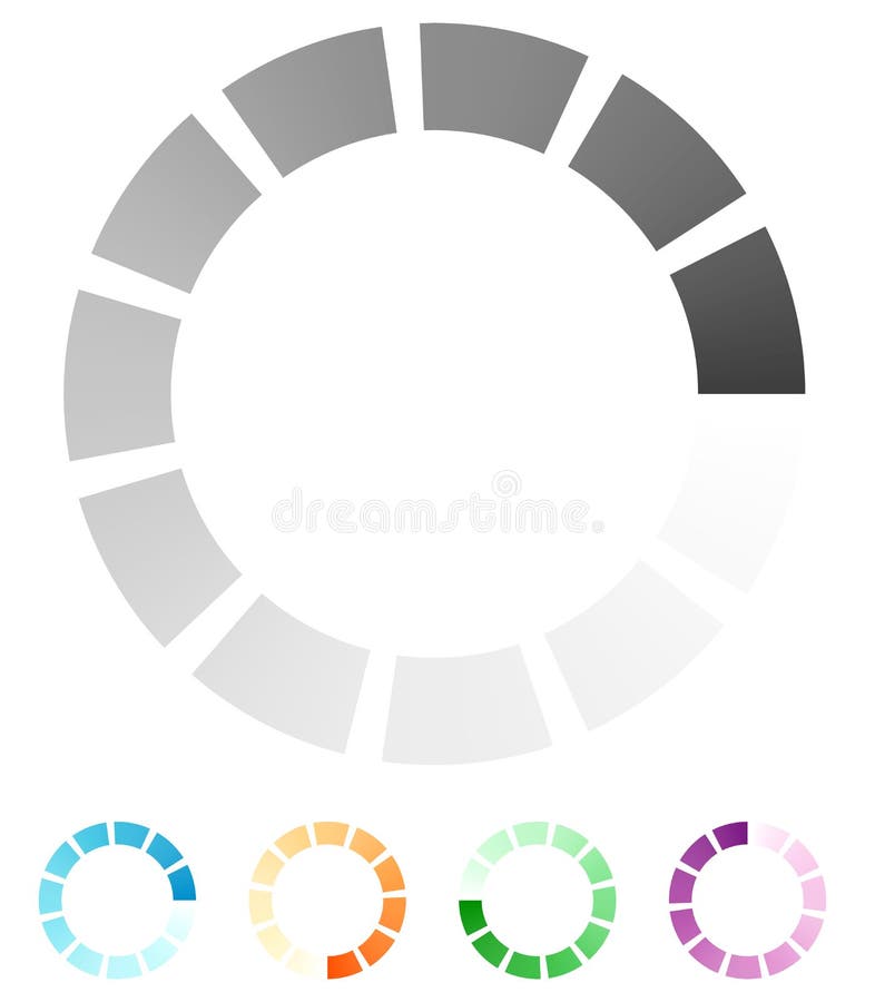 Progress, Process Indicator with 4 Step. Progress Bar, Preloader ...