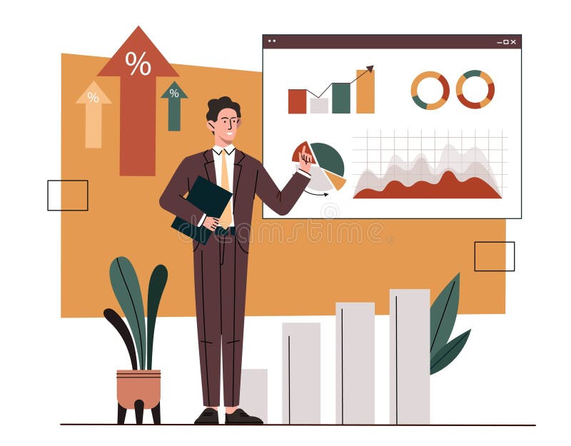 Progress review concept stock vector. Illustration of review - 274928178