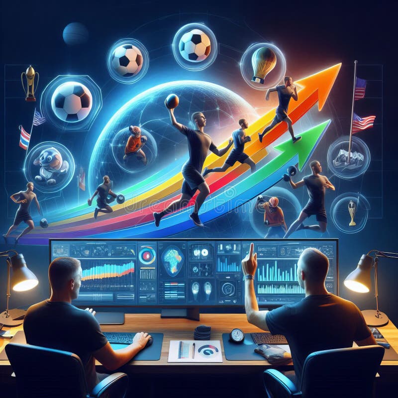 Progress in Sports stock illustration. Illustration of representation ...