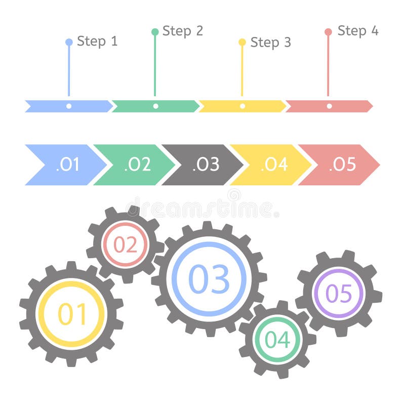 Progress Statistic Concept. Infographic Vector Template for ... Progress Statistic Concept. Infographic Vector Template for ...