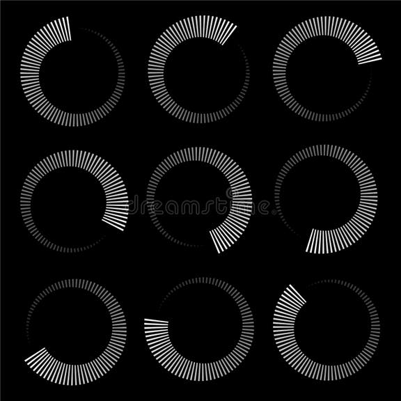 Progress, Steps, Phases Indicator. Preloader, Buffer Shape Stock Vector ...