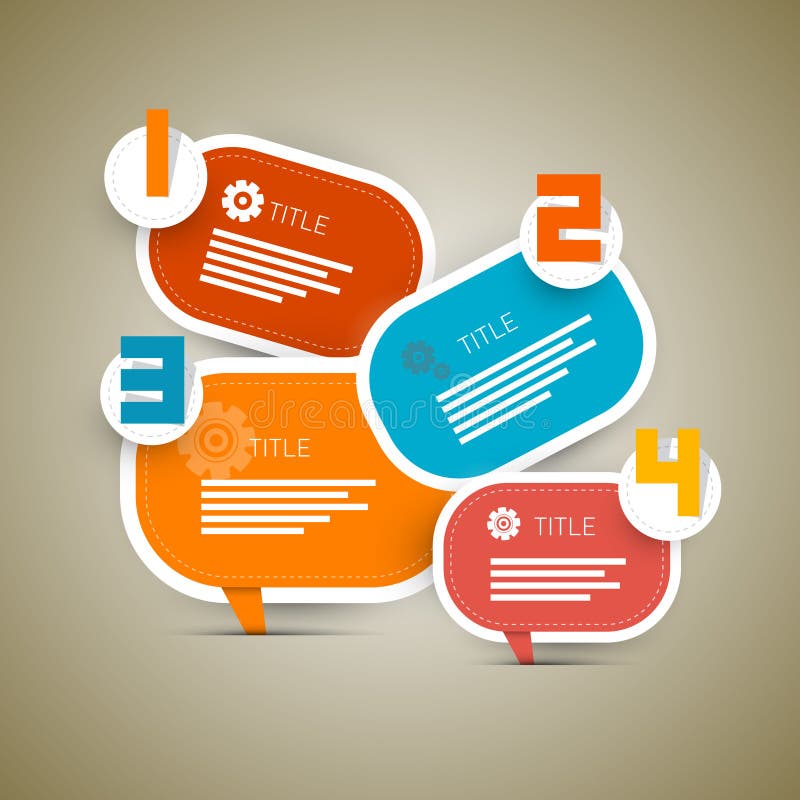 Progress Steps for Tutorial, Infographics Stock Vector - Illustration ...