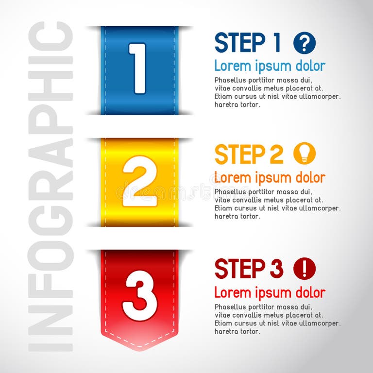 Progress steps stock vector. Illustration of next, advertising - 33003566