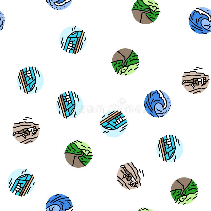 Progress Trend Up Business Seamless Pattern Vector Stock Vector ...