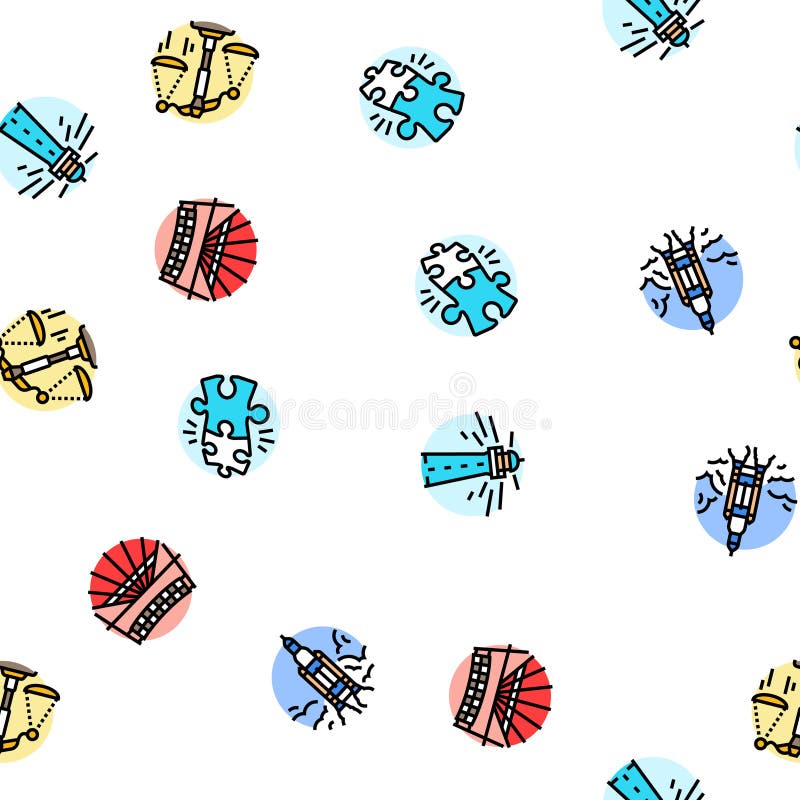Progress Trend Up Business Seamless Pattern Vector Stock Illustration ...