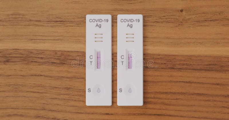 Progress of Two Coronavirus Antigen Tests, Side by Side. One Test ...