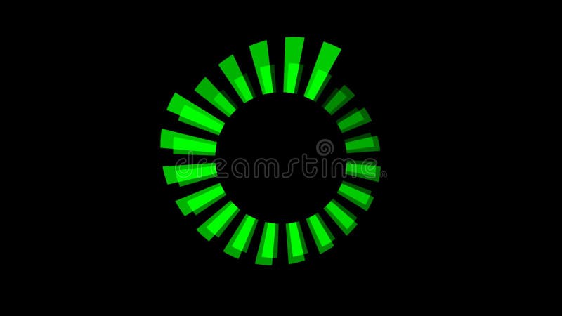 Progress Wheel - Increasing Size and Color, 2 Spin Stock Video - Video ...