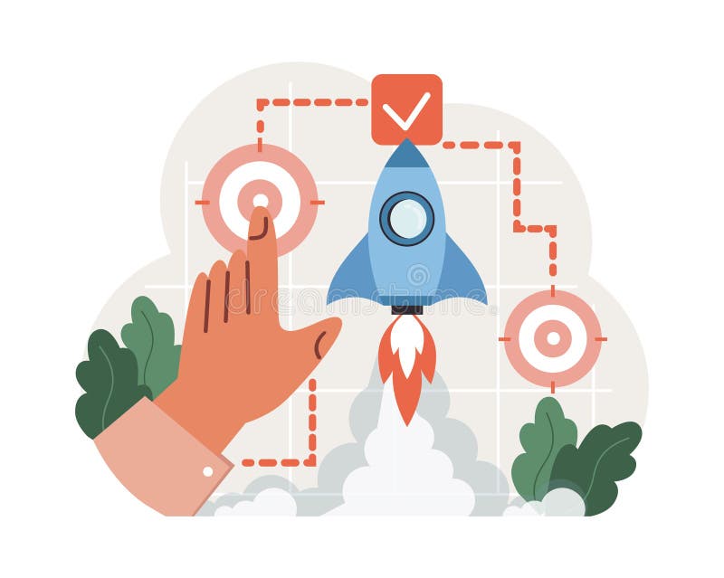 Progress. Work Optimization and Efficiency Stock Vector - Illustration ...