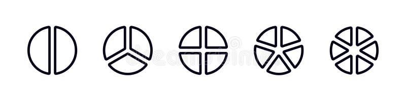 Progression of Circle Design in Five Simple Minimalist Line Art Stages ...