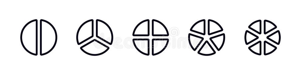 Progression of Circle Design in Five Simple Minimalist Line Art Stages ...