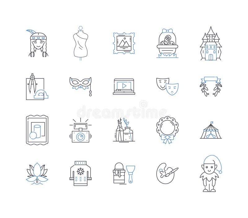 Progressive Design Line Icons Collection. Innovative, Adaptive, Forward ...