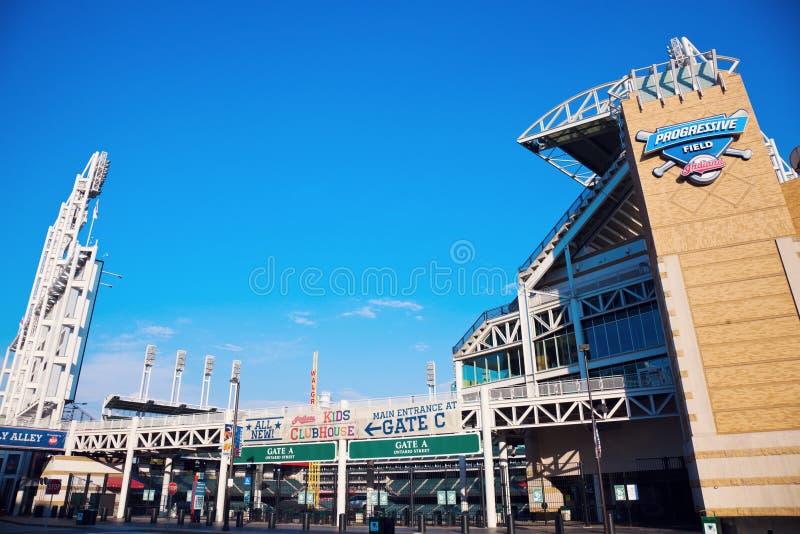 Progressive Field Scoreboard. Editorial Stock Photo - Image of ohio ...