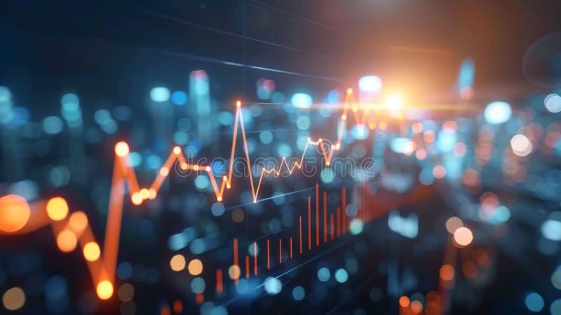 Progressive Financial Growth Illustrated within a Corporate Environment ...