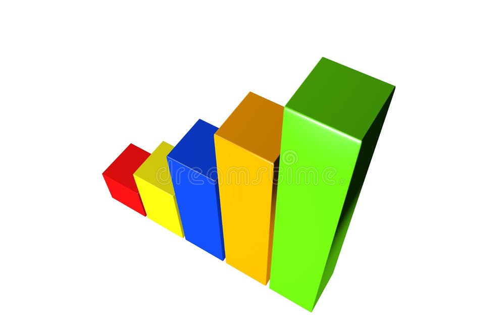 Progressive graph stock illustration. Illustration of isolated - 79637149