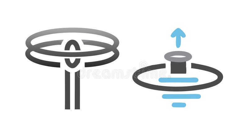 Progressive Growth Tower Icon - Upward Development Symbol, Vector ...