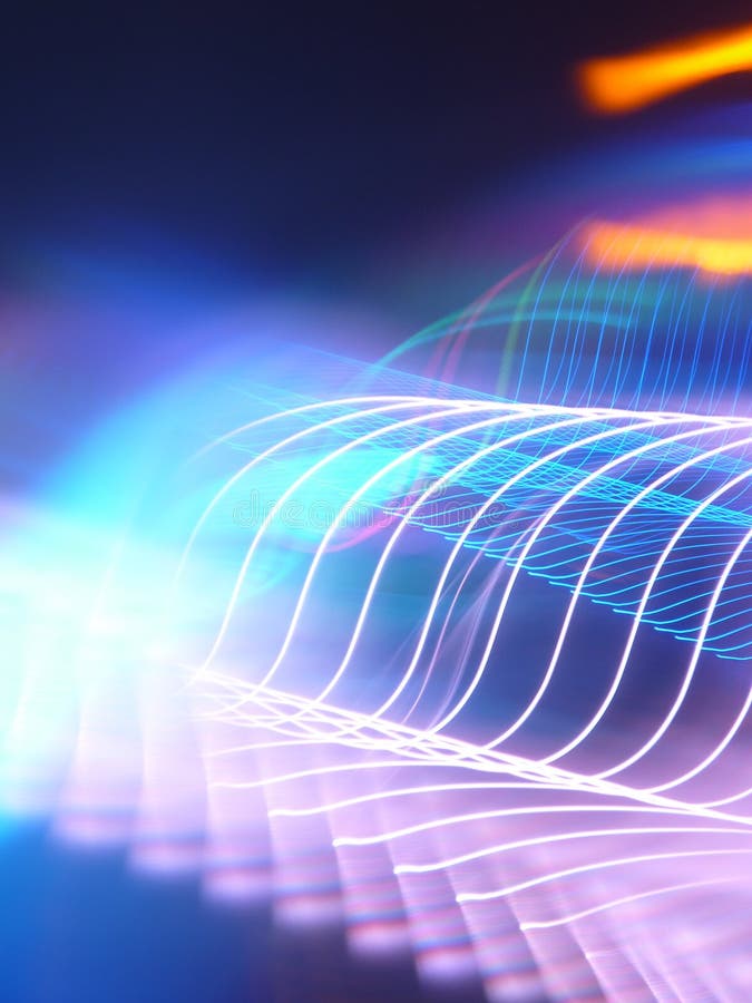 Progressive Rhythmic Neon Curved Lines for Wallpapers and Backgrounds ...