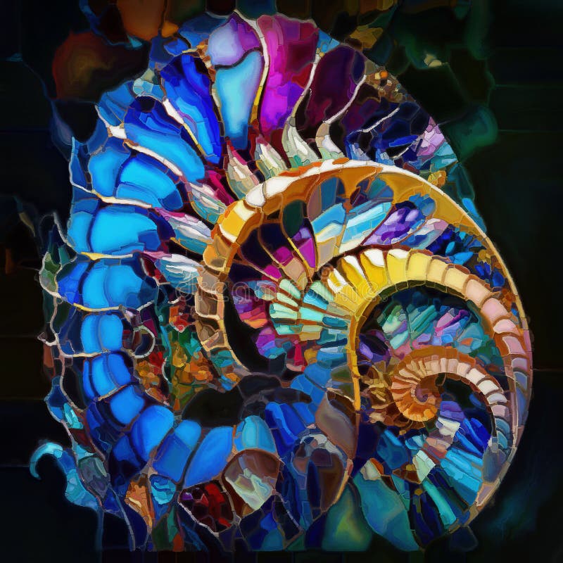 Progressive Shards of Color Stock Illustration - Illustration of ...