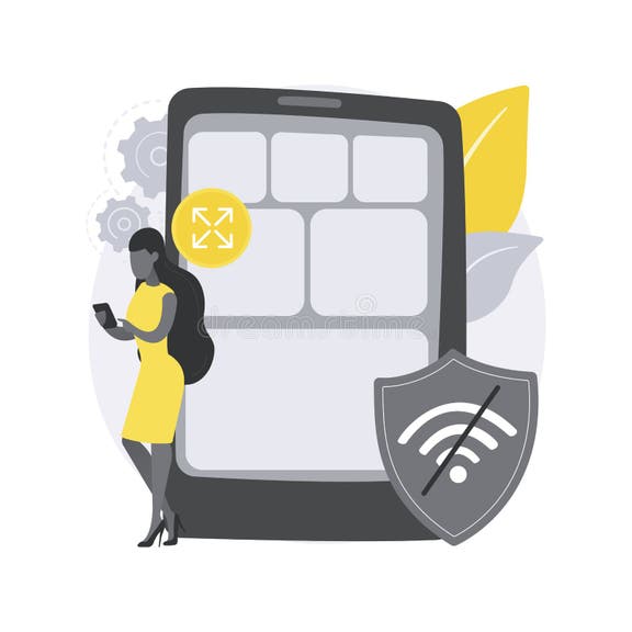 Progressive Web App Abstract Concept Vector Illustration. Stock Vector ...