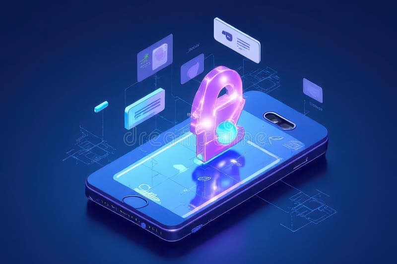 Progressive Web Apps in Focus Stock Illustration - Illustration of ...