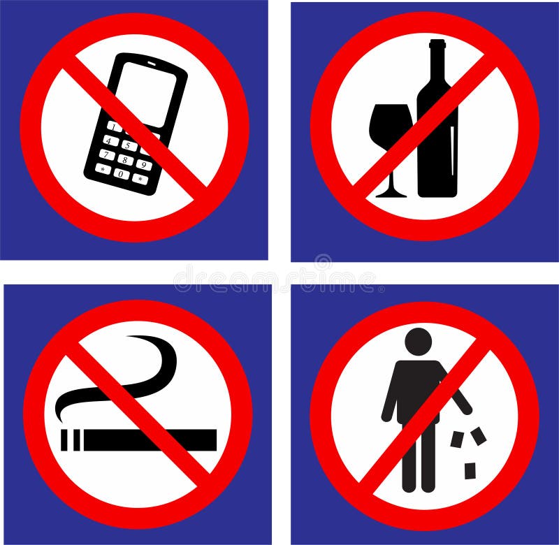 Prohibido No Detener Signo Gente Sin Fumar, Sin Licor Ilustración del ... Prohibido No Detener Signo Gente Sin Fumar, Sin Licor Ilustración del ...