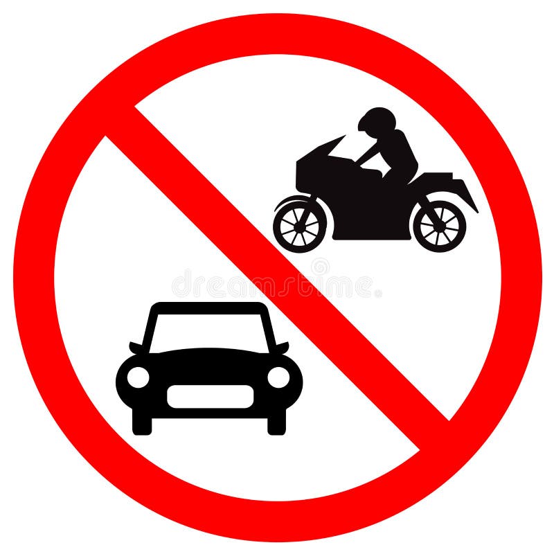 Motorcycle Parking Symbol Sign, Vector Illustration, Isolate on White ...