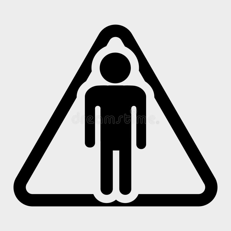 Prohibit People Allowed,Do Not Enter,No Man Entry Sign Isolate on White ...