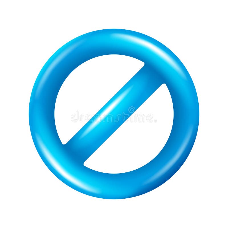 Circle With Line Through It