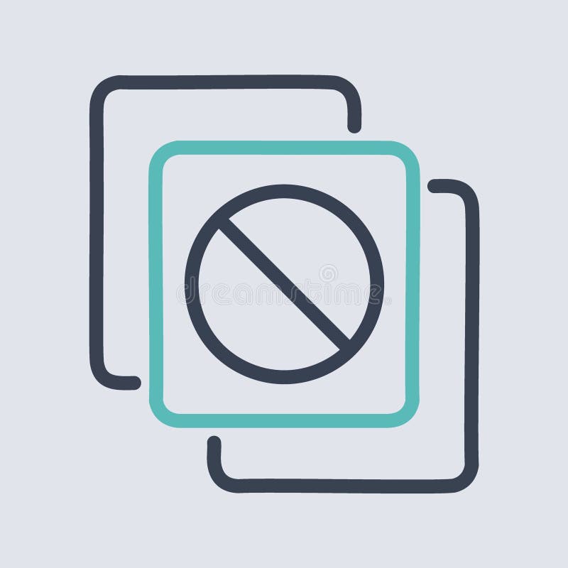 Prohibited Icon. Abstract 3d Low Polygonal Robot Holding in Hand ...