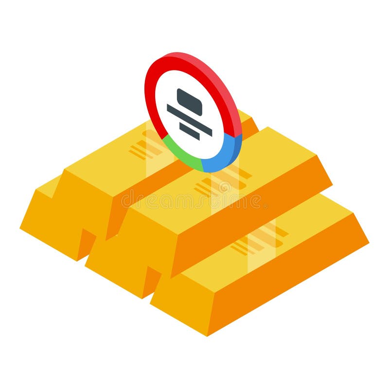 Prohibited Wealth Concept with Branded Bars Stock Vector - Illustration ...