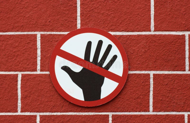 Prohibiting Sign on the Beach Stock Photo - Image of hazard, contrast ...