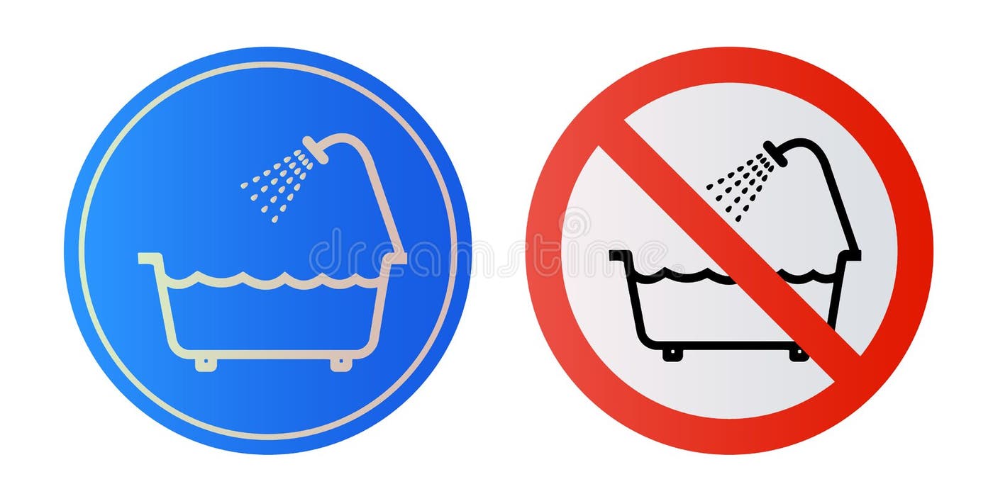 Prohibited Bathtub Stock Illustrations – 63 Prohibited Bathtub Stock ...
