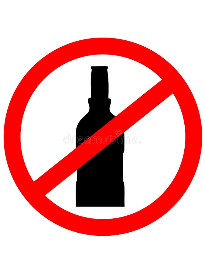 No Cup Sign Icon. Coffee Button. Red Prohibition Sign. Stop Symbol ...