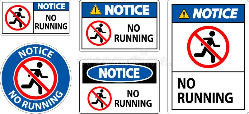 No Running Symbol