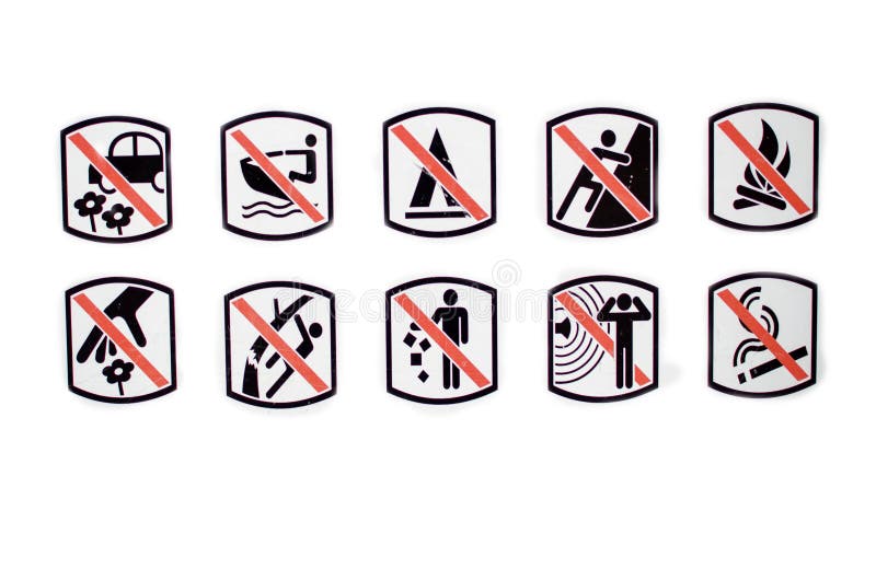 Do Not Pluck Plants Forbidden Red Sign. No Picking Flowers Vector Icon ...