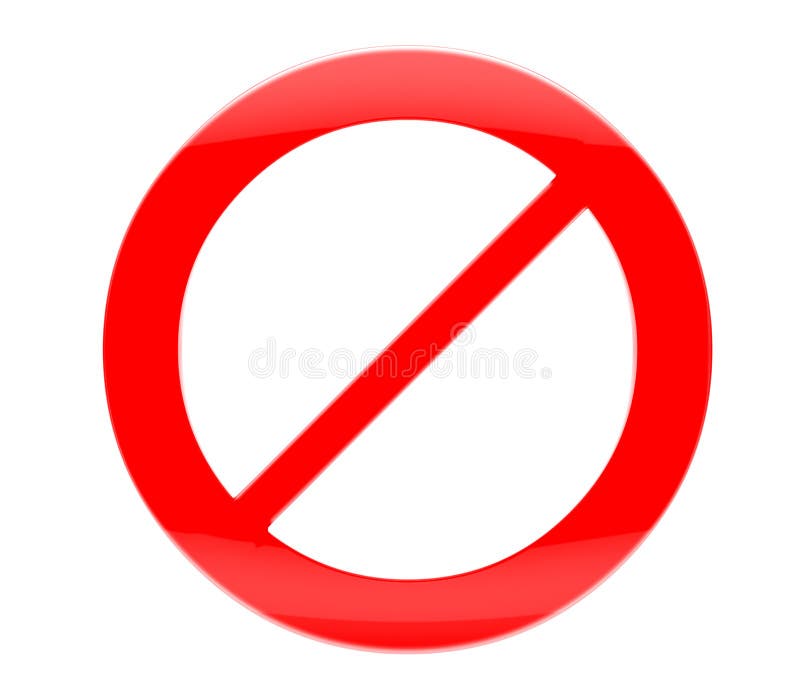 Prohibition sign stock illustration. Illustration of prohibited - 132186096