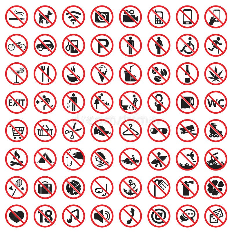 No Photography Sign, Camera Prohibited Symbol, No Photo Signboard Stock ...