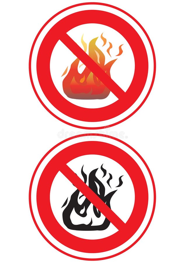 Fire safety sign stock illustration. Illustration of quenching - 15578775