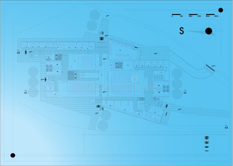 Architectural Project Blueprint Stock Illustrations – 36,474 ...