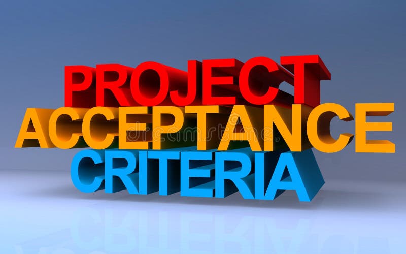 Project Acceptance Criteria Blue Stock Photos - Free & Royalty-Free ...