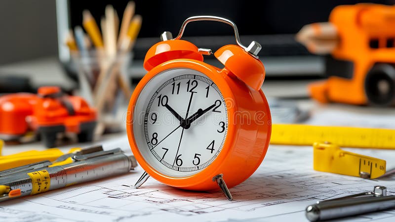 Project Analysis with Budget and Timer Tools Stock Illustration ...