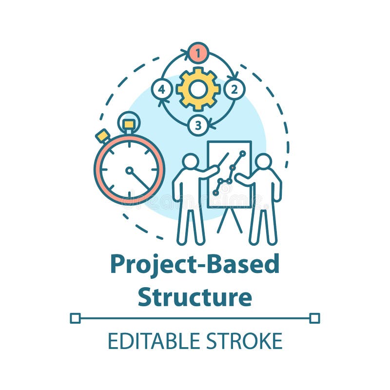 Project Base Structure Concept Icon. Corporate Training, Business ...