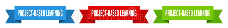Project-based Learning Ribbon. Project-based Learning Isolated Paper ...